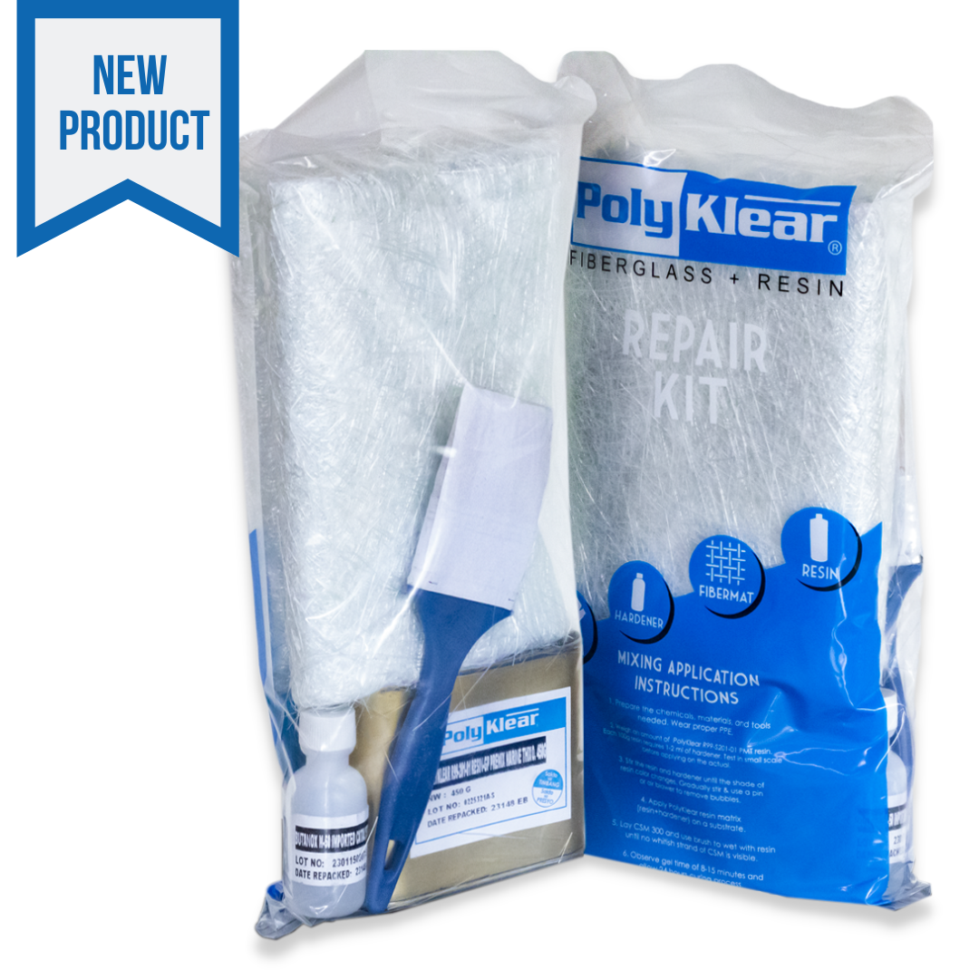 POLYKLEAR FIBERGLASS REPAIR KIT 500G – SEA Olympus Marketing Inc.